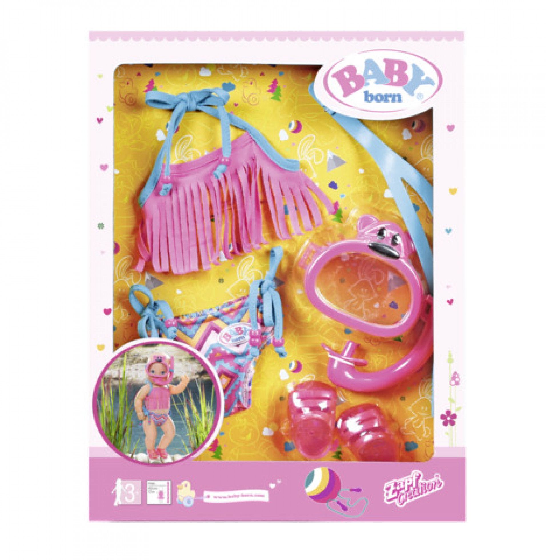 Set de inot pentru papusi de pana la 43 cm - Baby Born