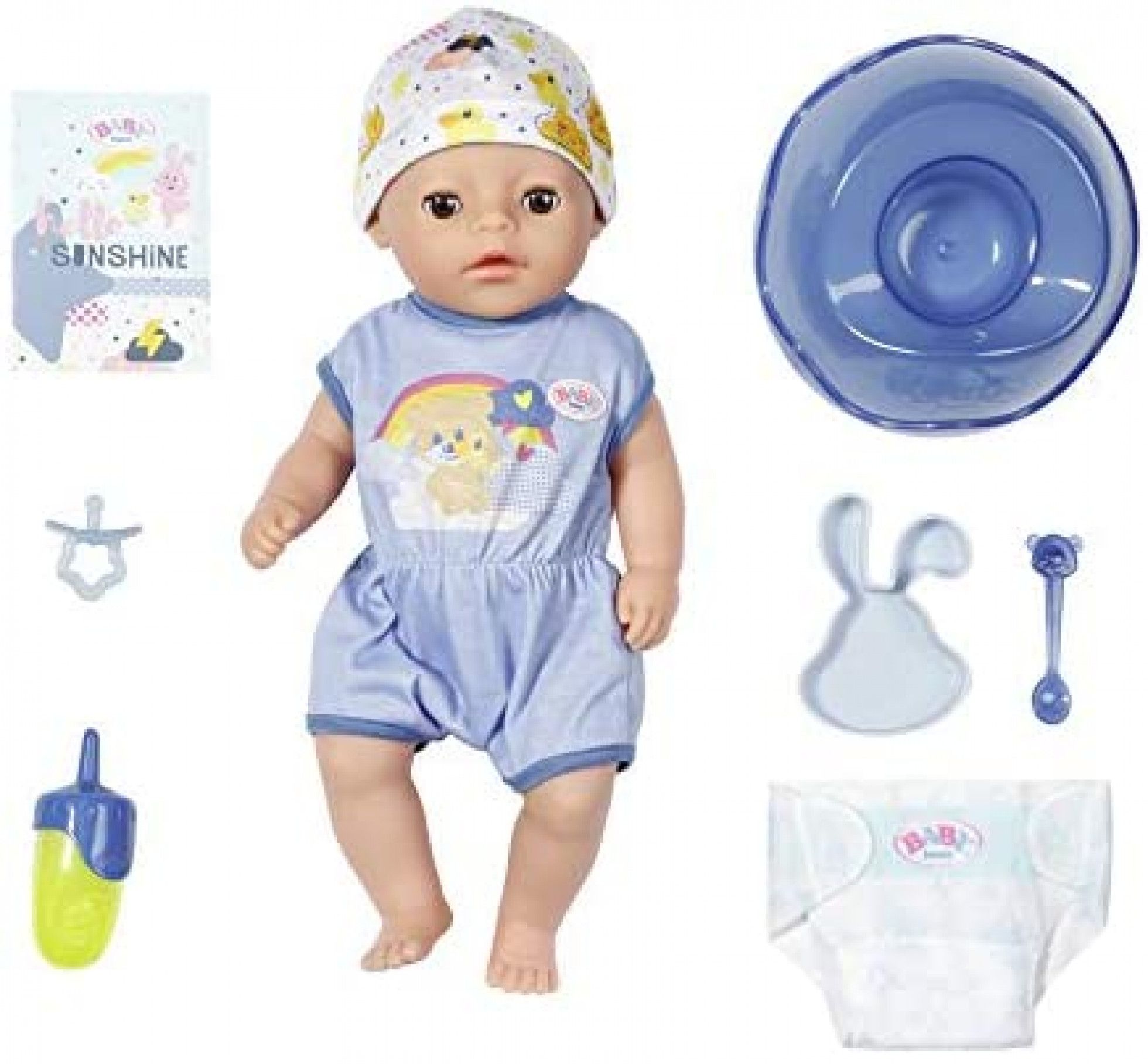 Bebelus Baiat Interactiv cu Corp Moale - BABY born