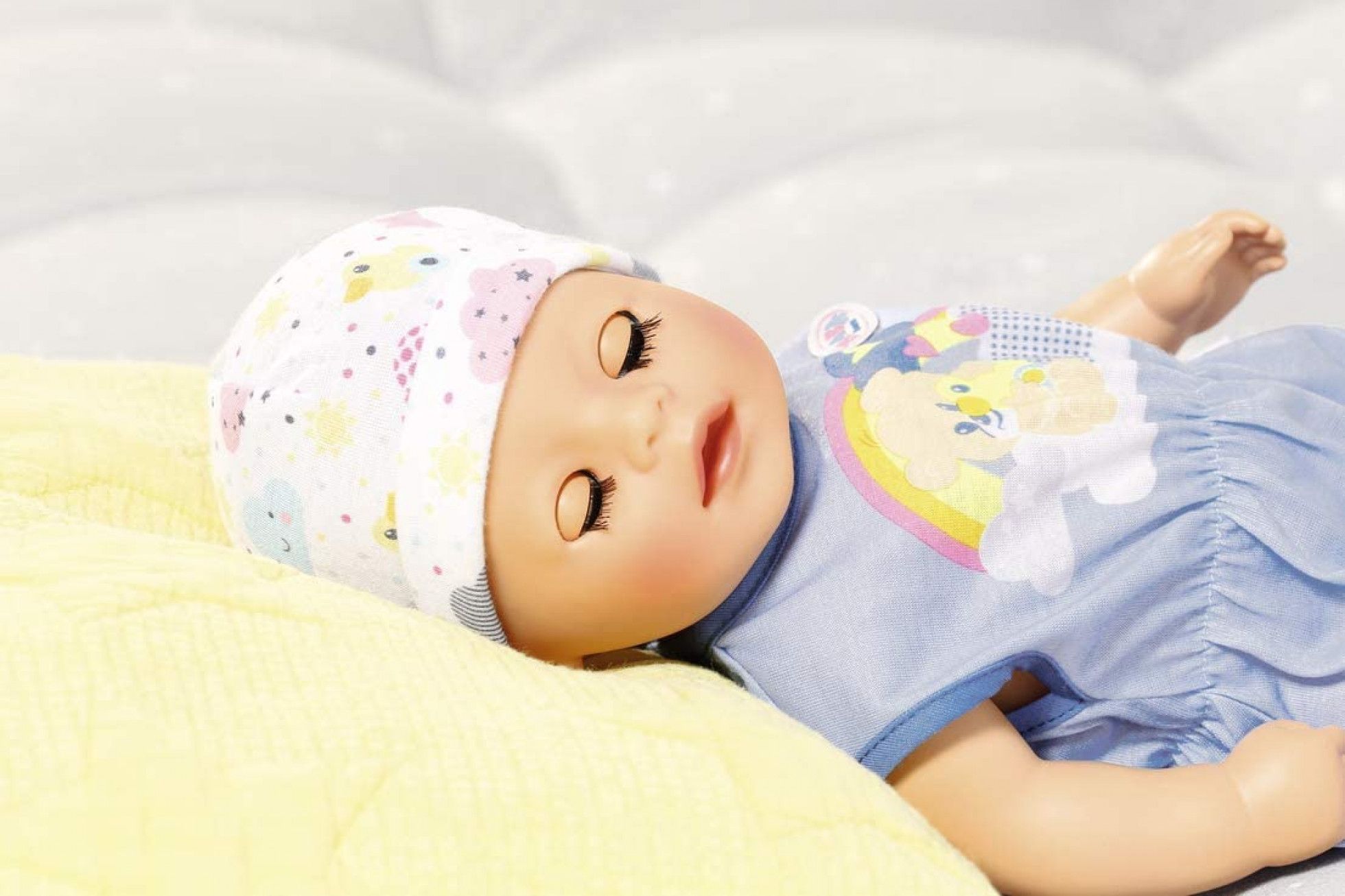 Bebelus Baiat Interactiv cu Corp Moale - BABY born