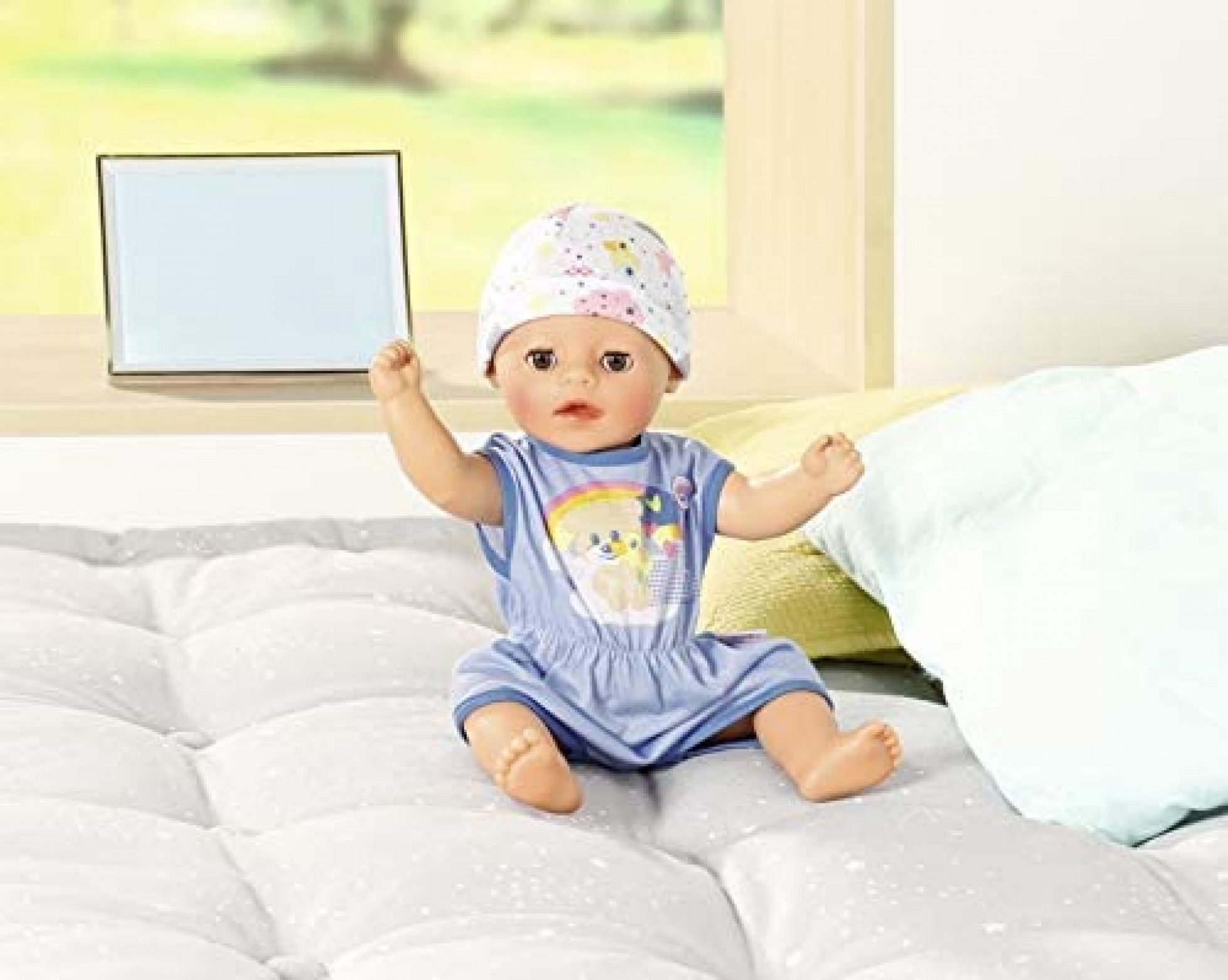 Bebelus Baiat Interactiv cu Corp Moale - BABY born