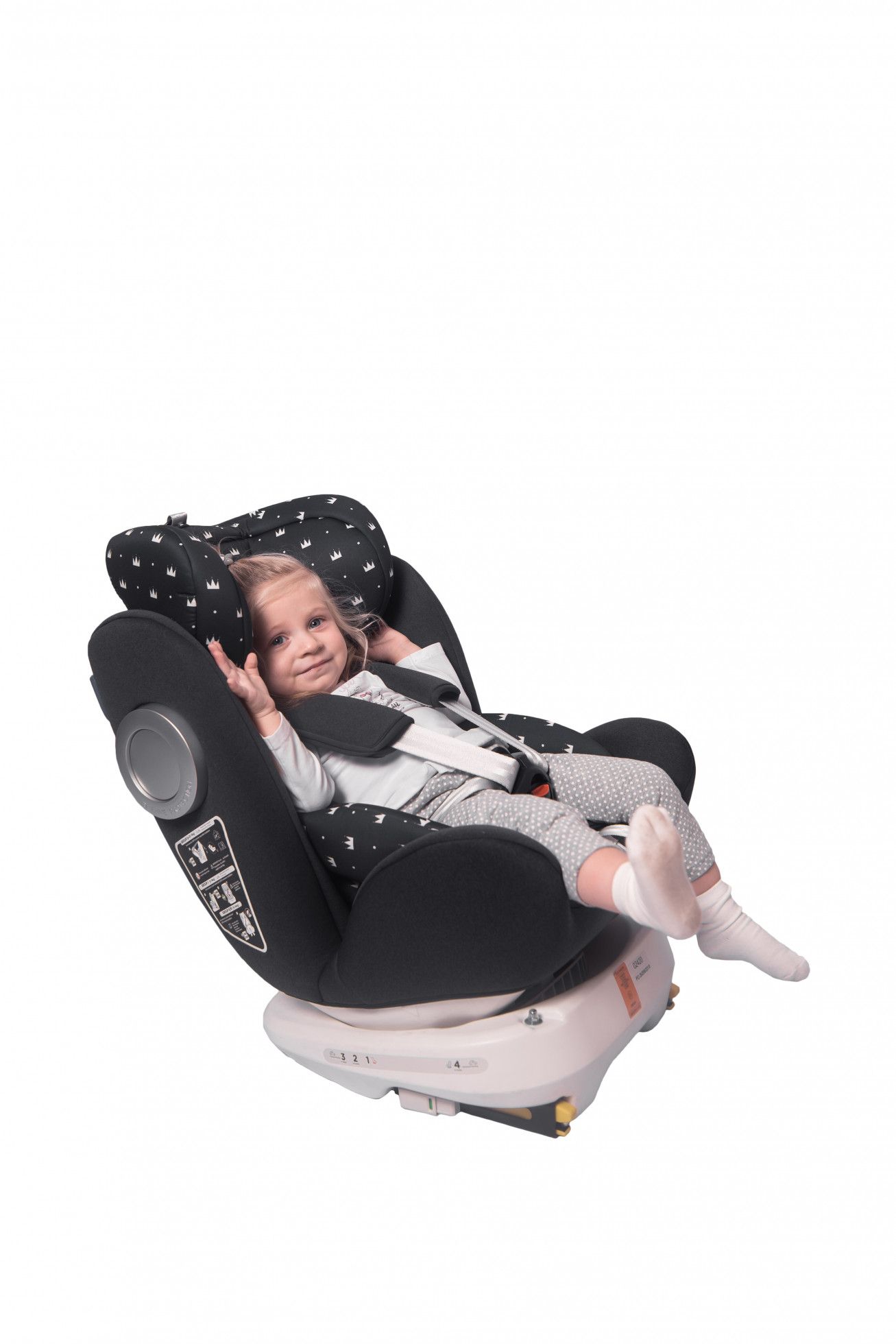 Scaun auto Lusso SPS IsoFix Black & Red - Lorelli